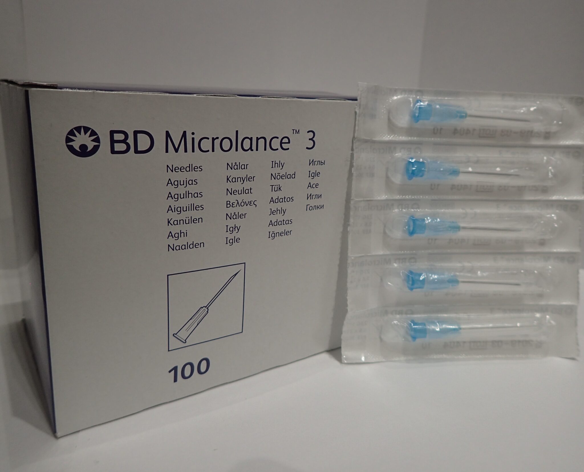 Hypodermic Needles 23G x 1" (Blue) - Mediquip