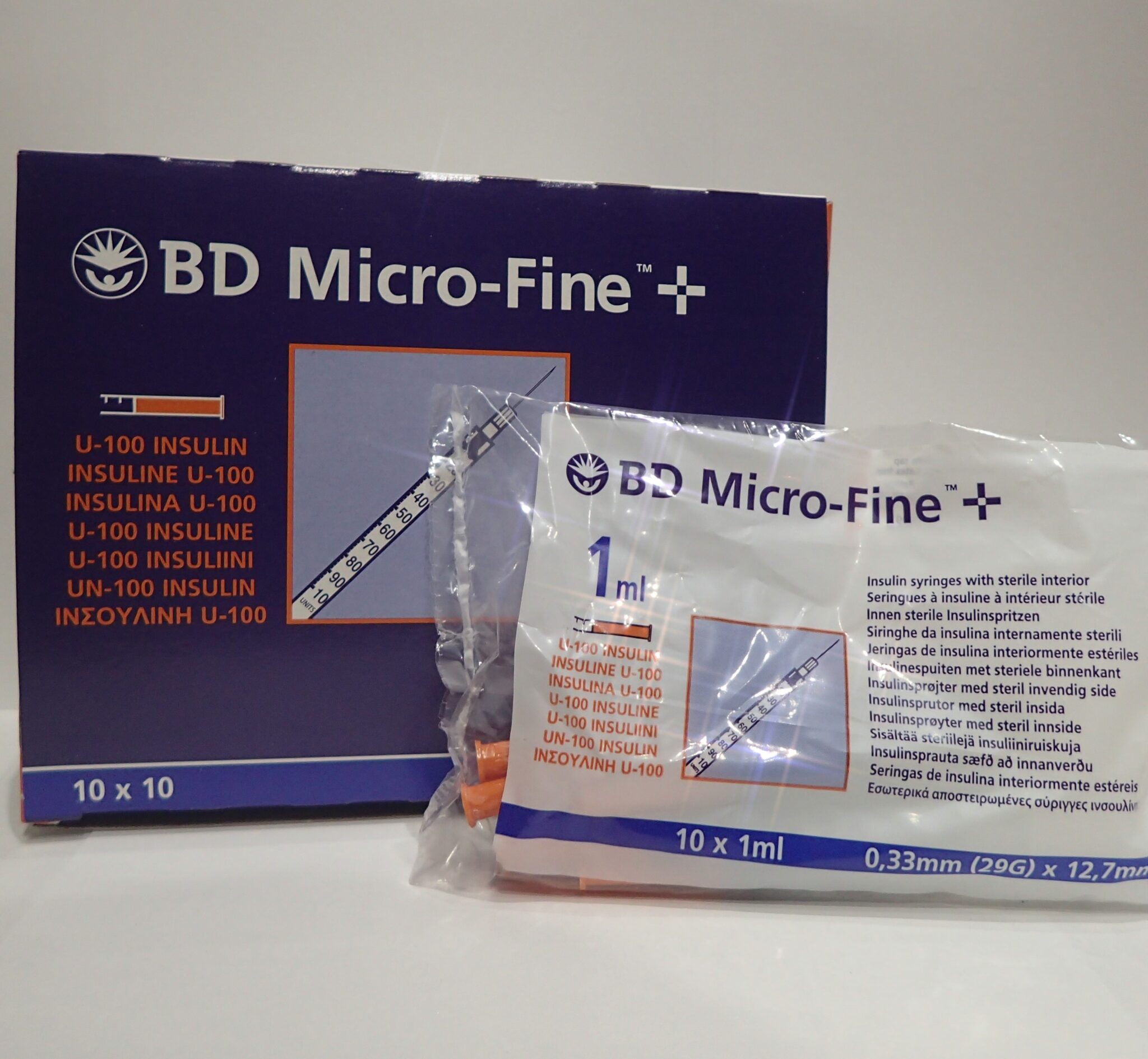 BD Insulin Needles with Syringes (1ml) - BD Microfine - Mediquip Online ...