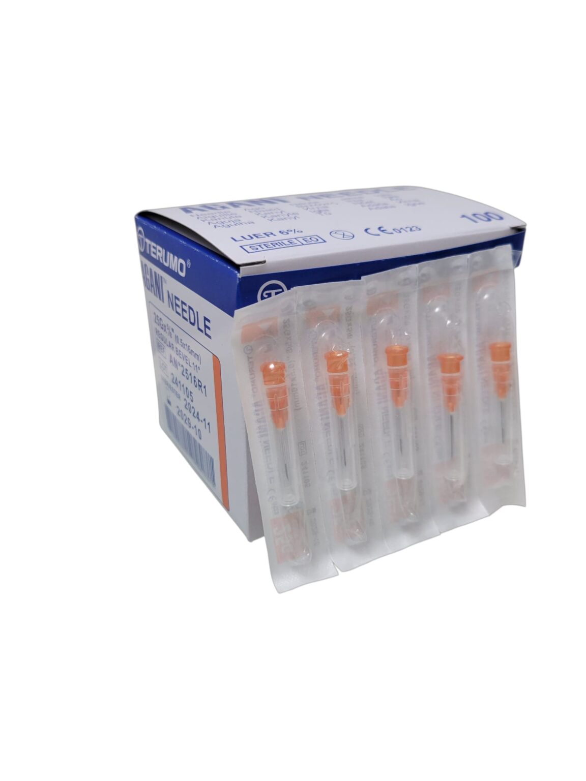 Hypodermic Needles 25G x 16mm (Orange) - Mediquip